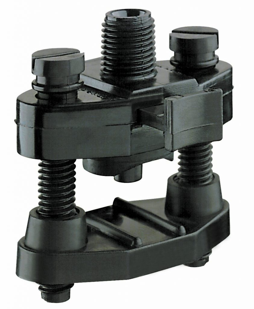 Saddle connector w/ shut-off - Plasson Livestock