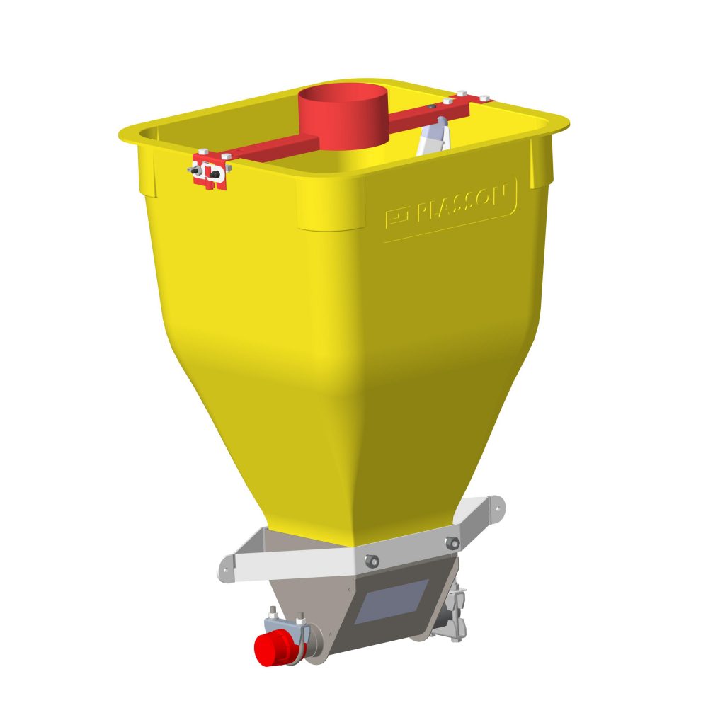 SS feed hopper single (last line) - Plasson Livestock